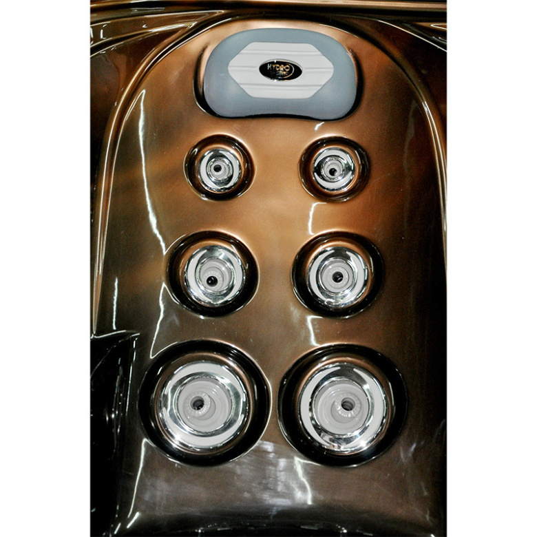 JACUZZI OGRODOWE WANNA SPA751 MAGMA GOLD OBUDOWA KAWA 210x210 CM ...